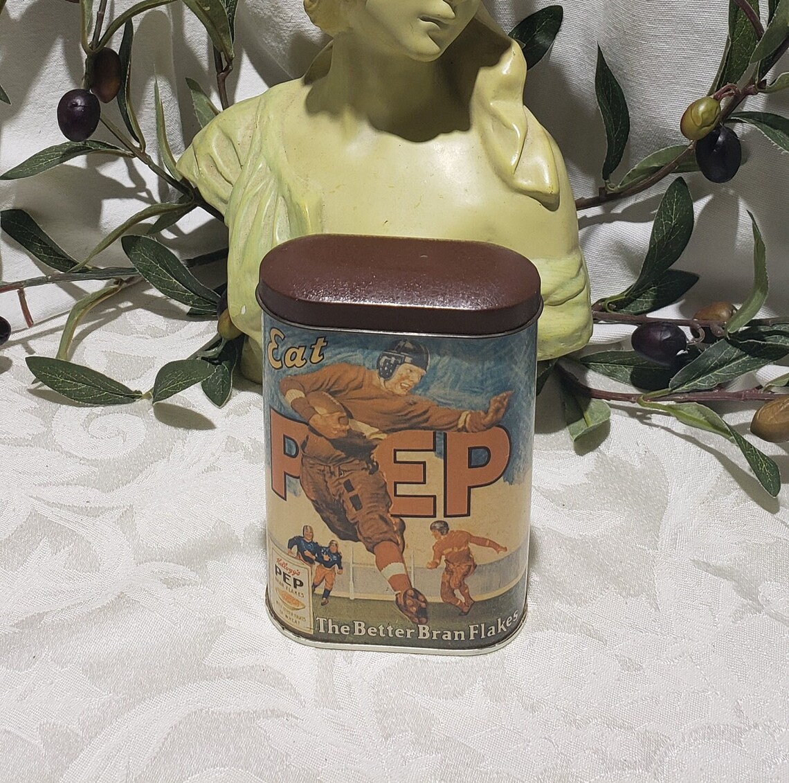 Vintage 1984 Kellogg's PEP Bran Flakes Retro Football - Etsy