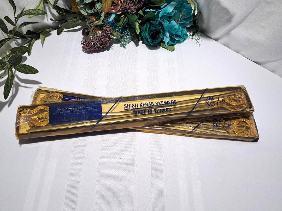 New Vintage One Set of 6 Made in Turkey for Lillian Vernon Turkish ...