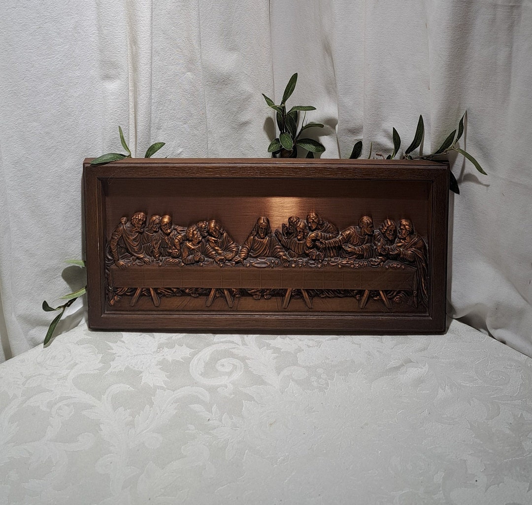Vintage Coppercraft Guild the Last Supper Wall Plaque - Vintage ...