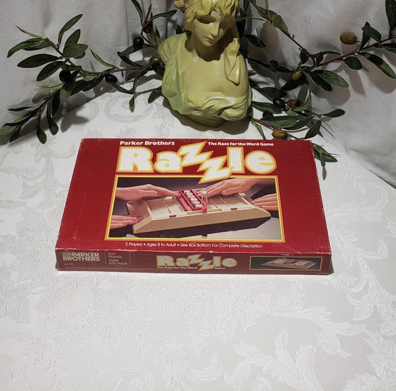 Vintage 1981 Razzle the Race for the Word Game by Parker - Etsy