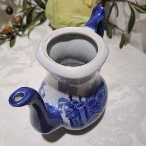 Beautiful Vintage Victoria Ware Ironstone Old Town Scene Flow Blue Tea ...