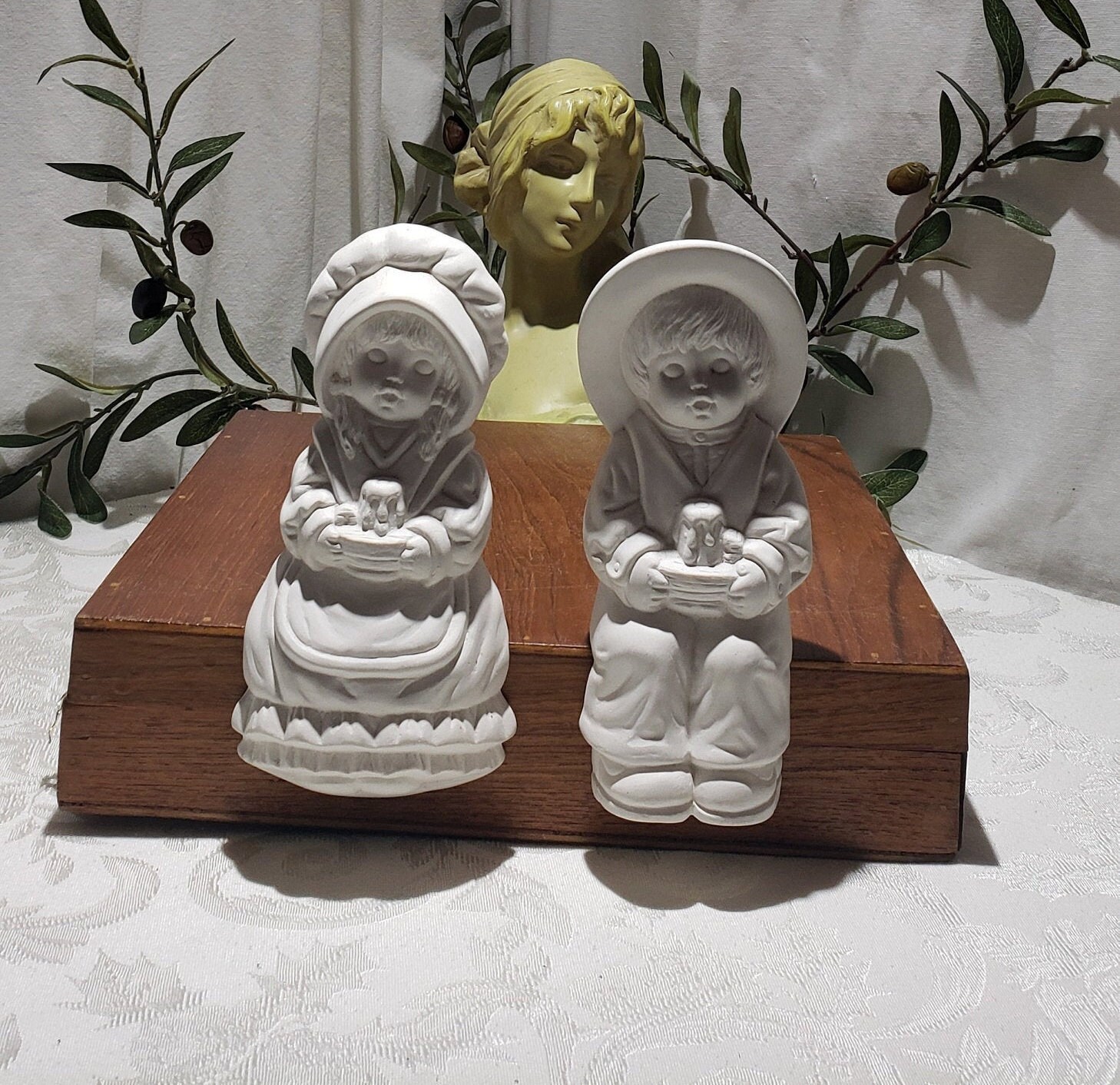 Vintage 1988 Pair Of Nowell's Mold Ceramic/Bisque Ready | Etsy