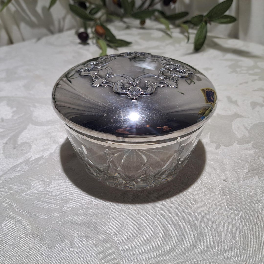 Vintage Marked Barton and Reed Victorian Design Silverplated and Cut ...