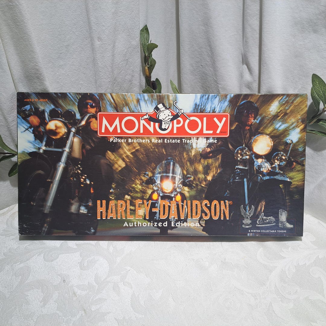 Vintage 1997 Parker Brothers Authorized Edition Harley - Davidson ...