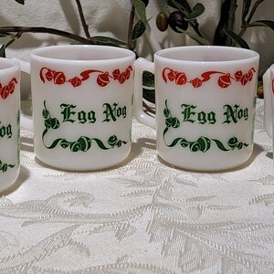 Vintage 7 Piece Hazel Atlas Jingle Bells Themed Milk Glass Egg - Etsy