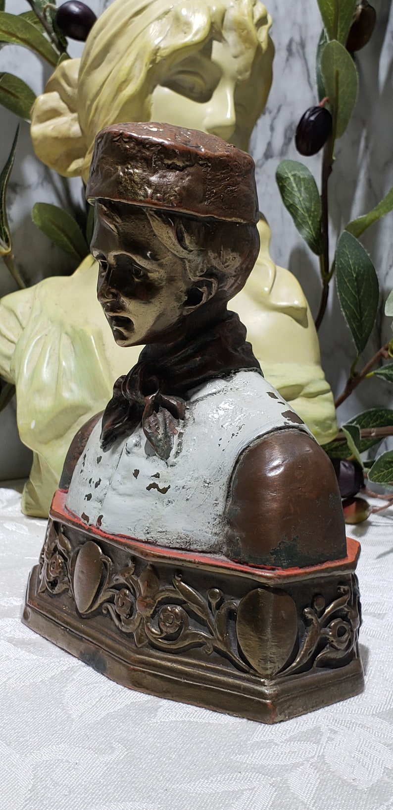 Vintage Electro-formed Bronze Clad With Original Poly Chroe | Etsy