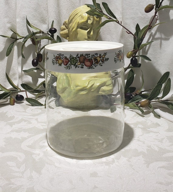 Spice of Life Extra Large Pyrex See N Store Canisters Glass Food ...