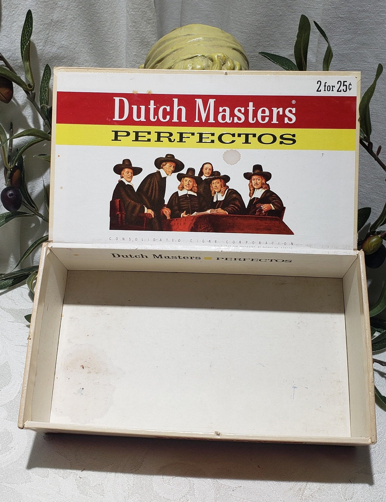 Vintage Dutch Masters Perfectos Cigar Box 2 For 25 Cents - Etsy 日本