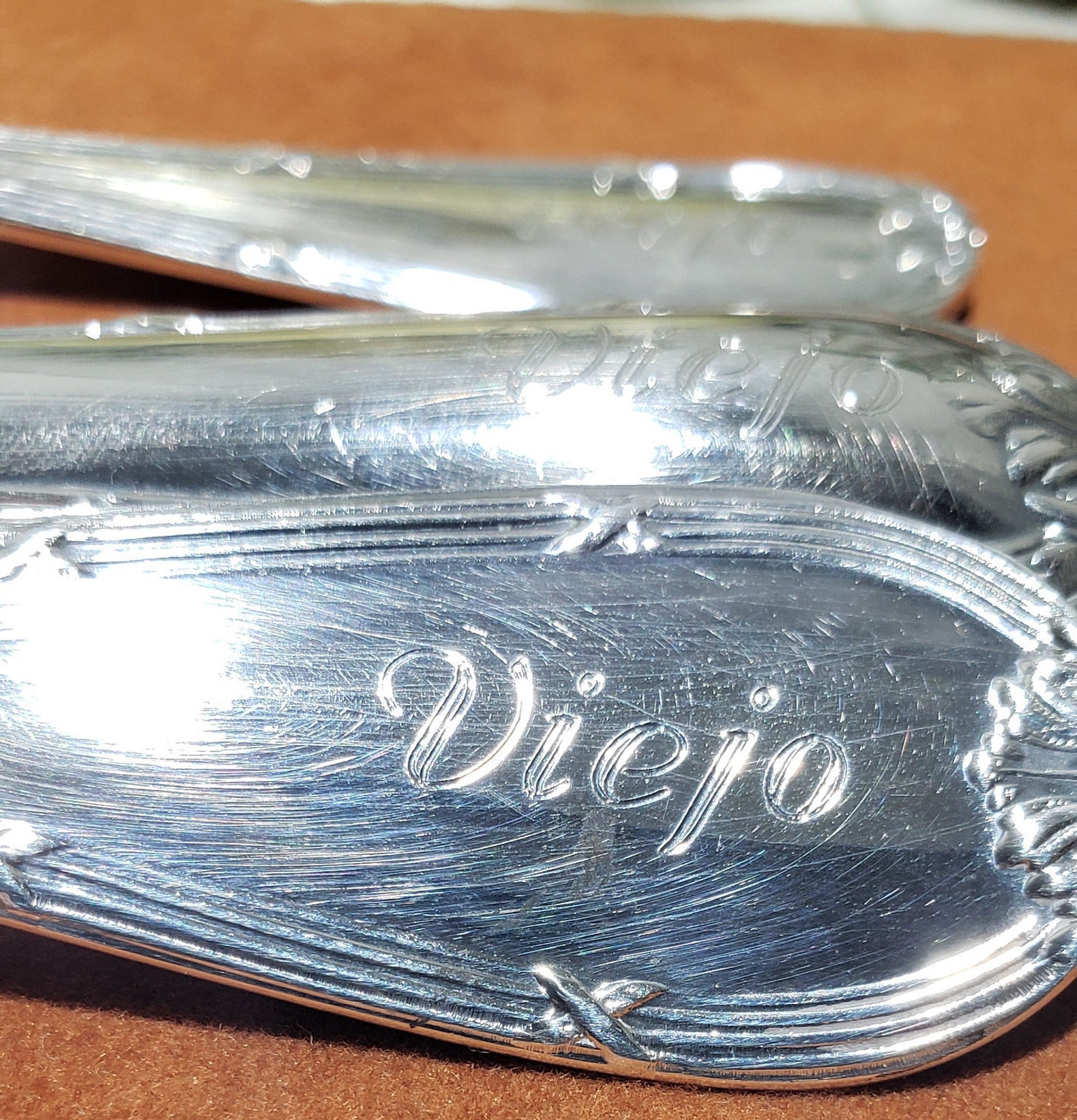 Rare Vintage Meneses Orfebres Silverware Madrid Spain | Etsy