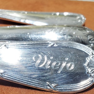 Rare Vintage Meneses Orfebres Silverware Madrid Spain Silver-plated ...