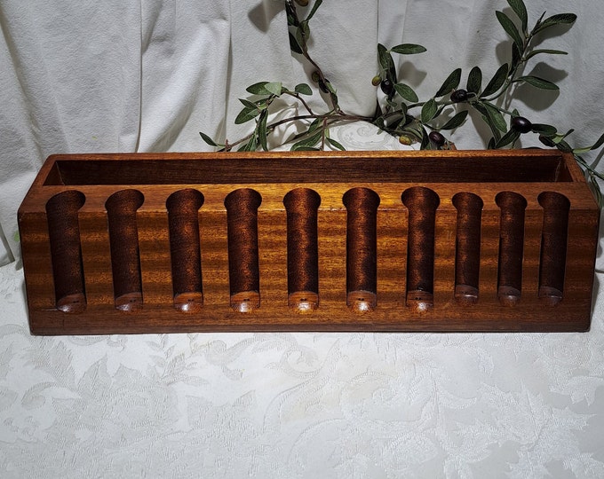 Rare Vintage Large 24 by 6 Solid Wood Rectangular Vertical Poker Chip ...