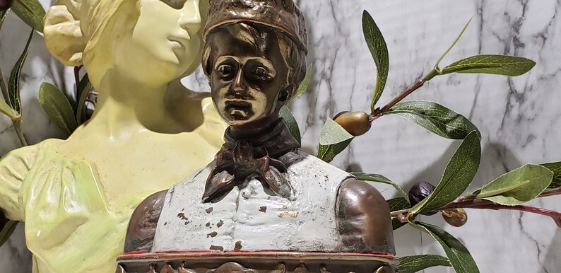 Vintage Electro-formed Bronze Clad With Original Poly Chroe | Etsy