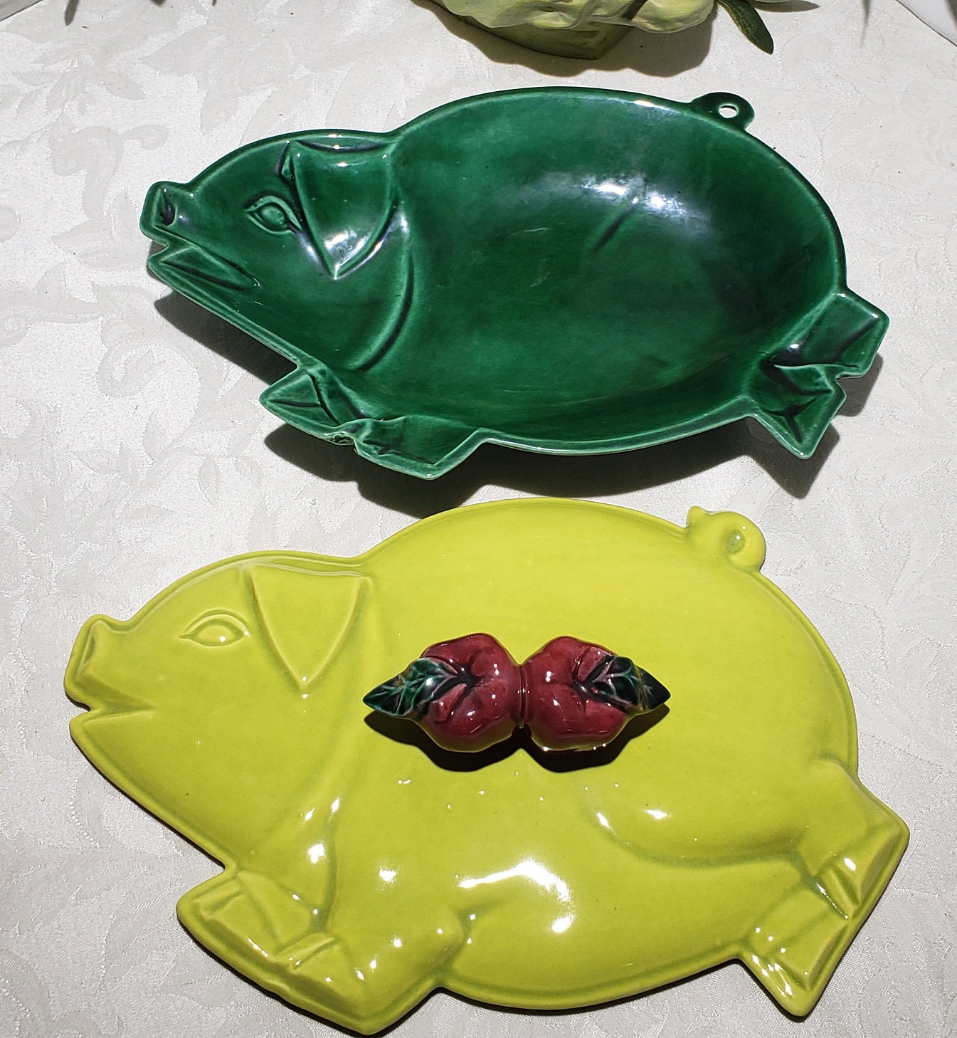 Rare Find Vintage 1951 Florette Murray Glazed Ceramic Pig With | Etsy