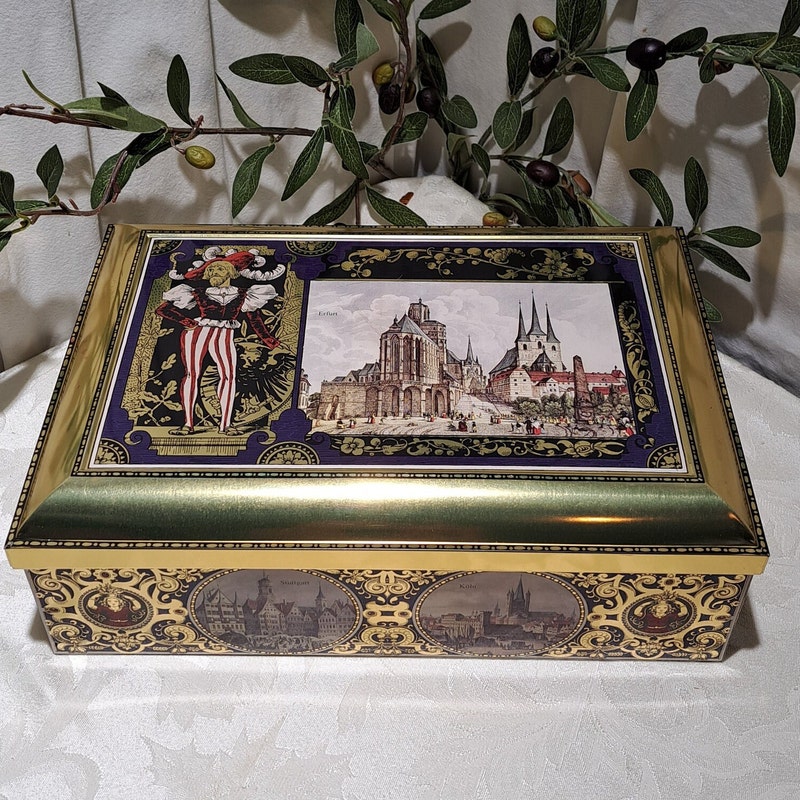 Large Tin Box - Etsy