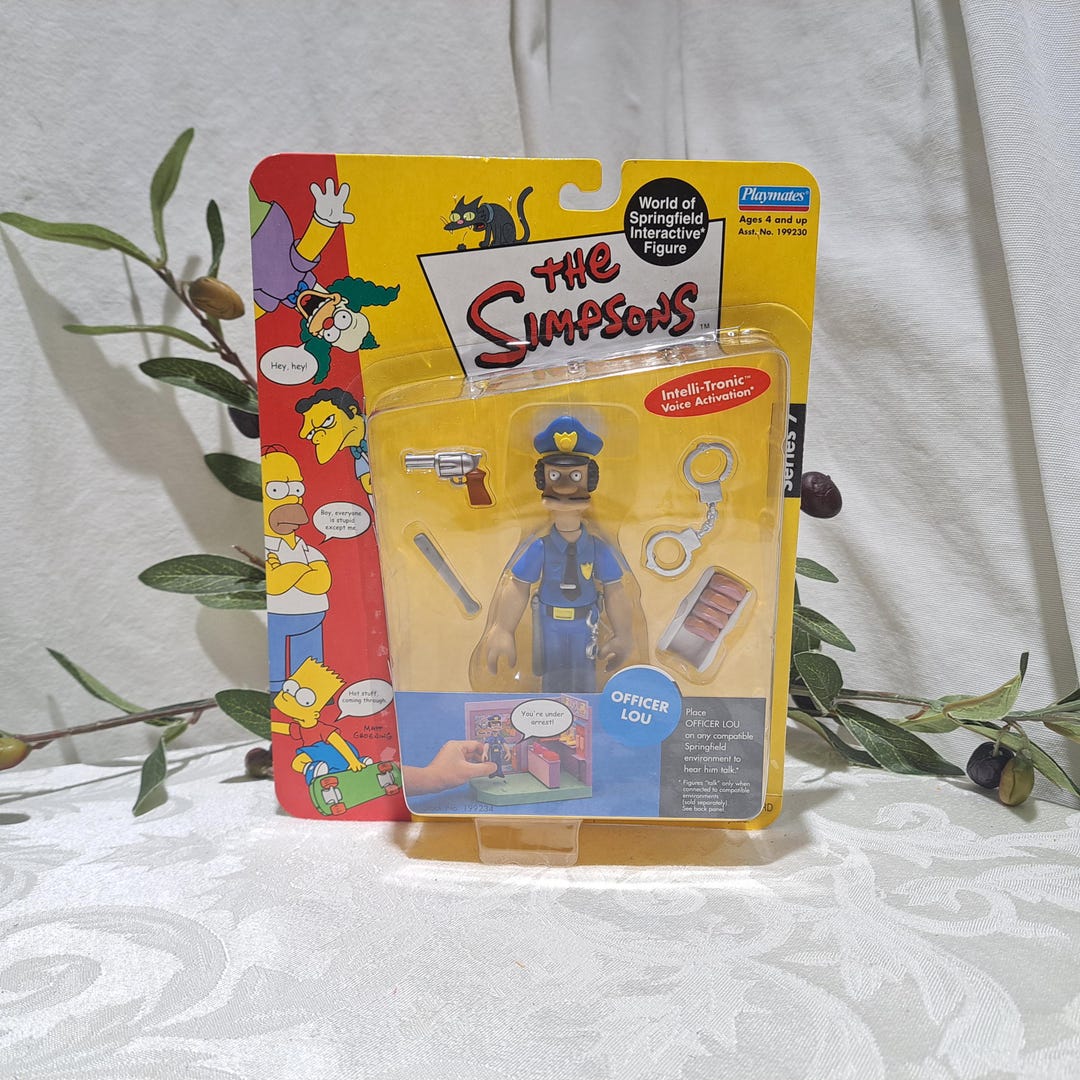 New in Box Vintage 2001 Playmates the Simpsons Series 7 Policeman ...