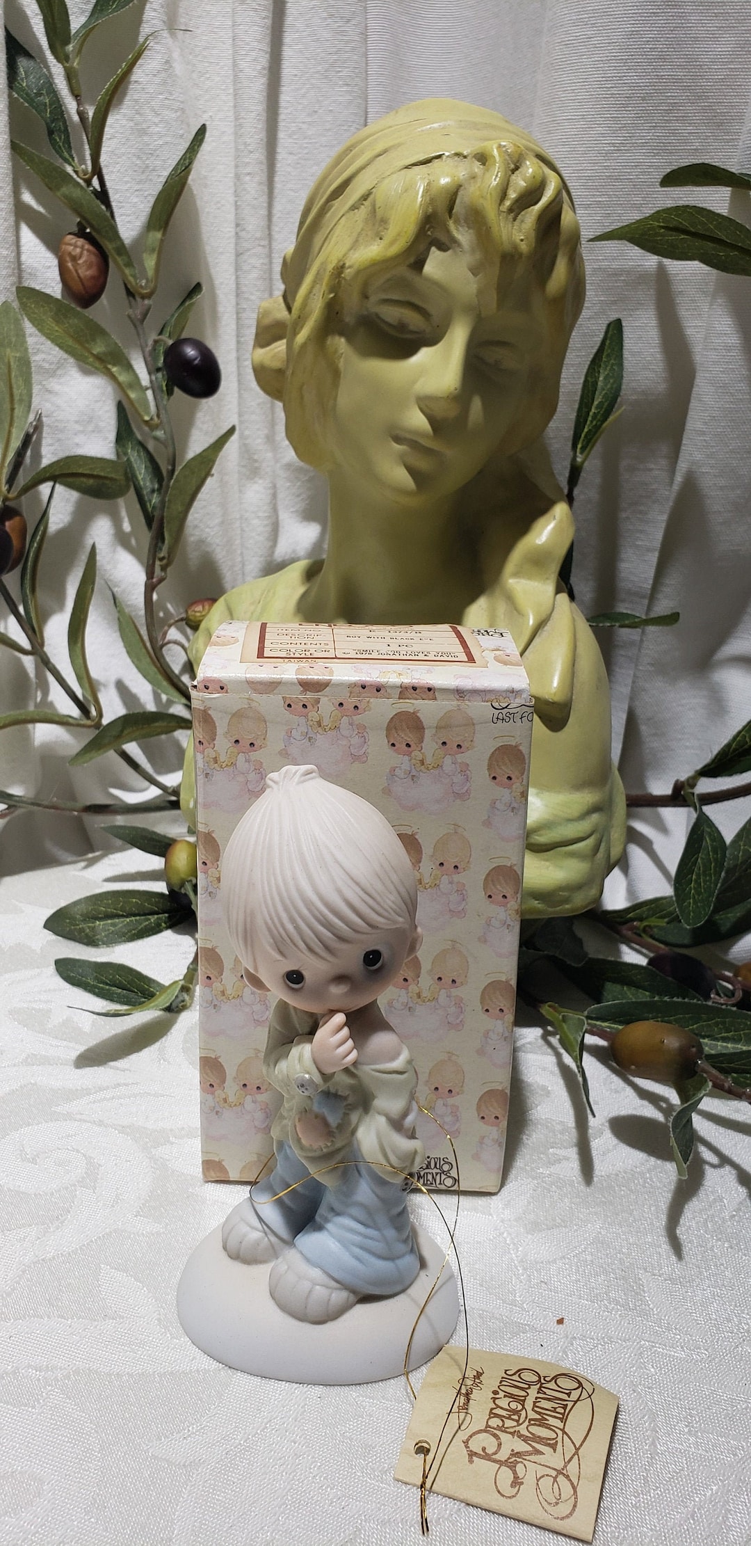 Adorable Vintage 1977 - 78 Enesco Precious Moments Last Forever "smile ...