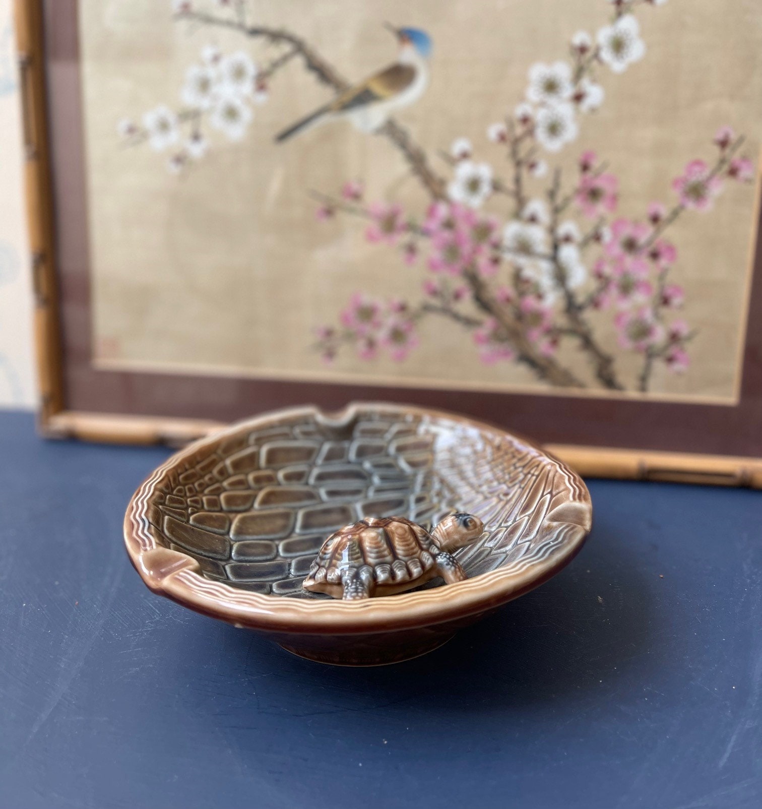Large Vintage Ceramic Tortoise / Turtle Ashtray Made by Wade Pottery in ...