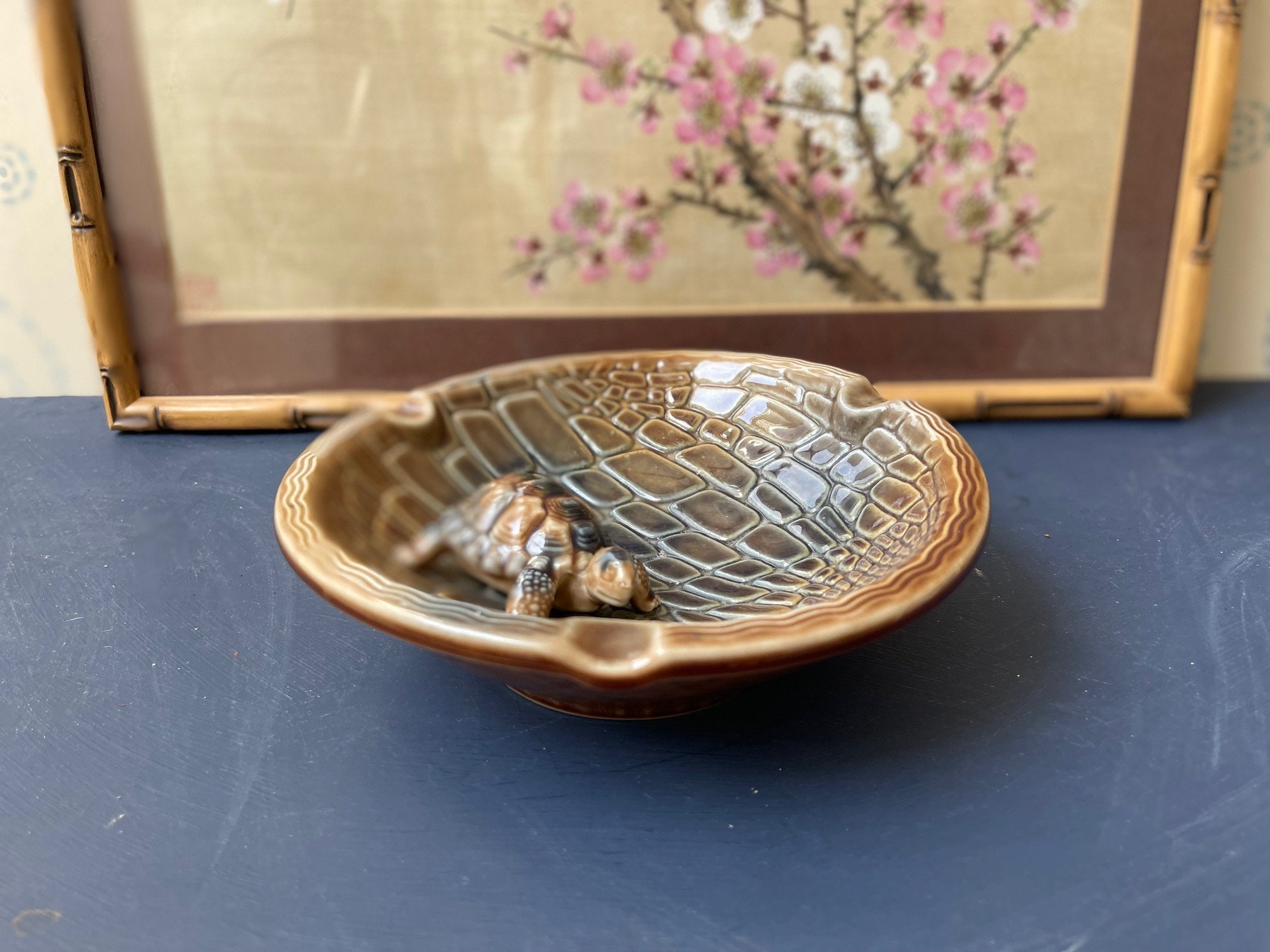 Large Vintage Ceramic Tortoise / Turtle Ashtray Made by Wade - Etsy UK