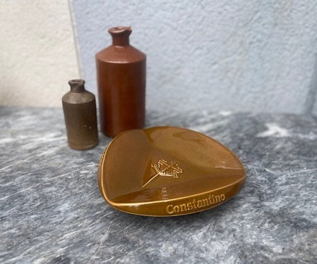 Large Vintage Constantino Brandy Ceramic Ashtray Portuguese Tobacciana ...