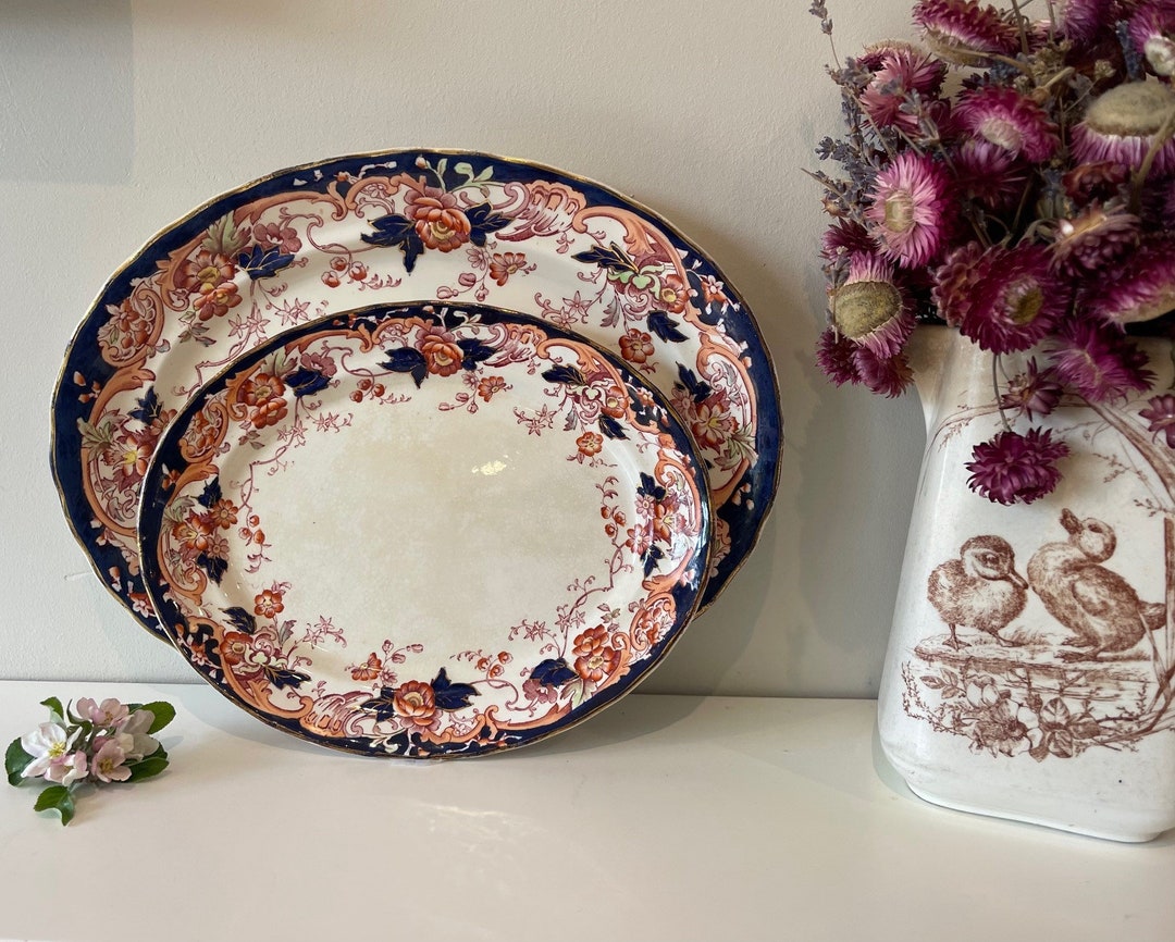 Pair of Late Mayers 'chatsworth' Serving Dishes. Platters. Pattern 622 ...