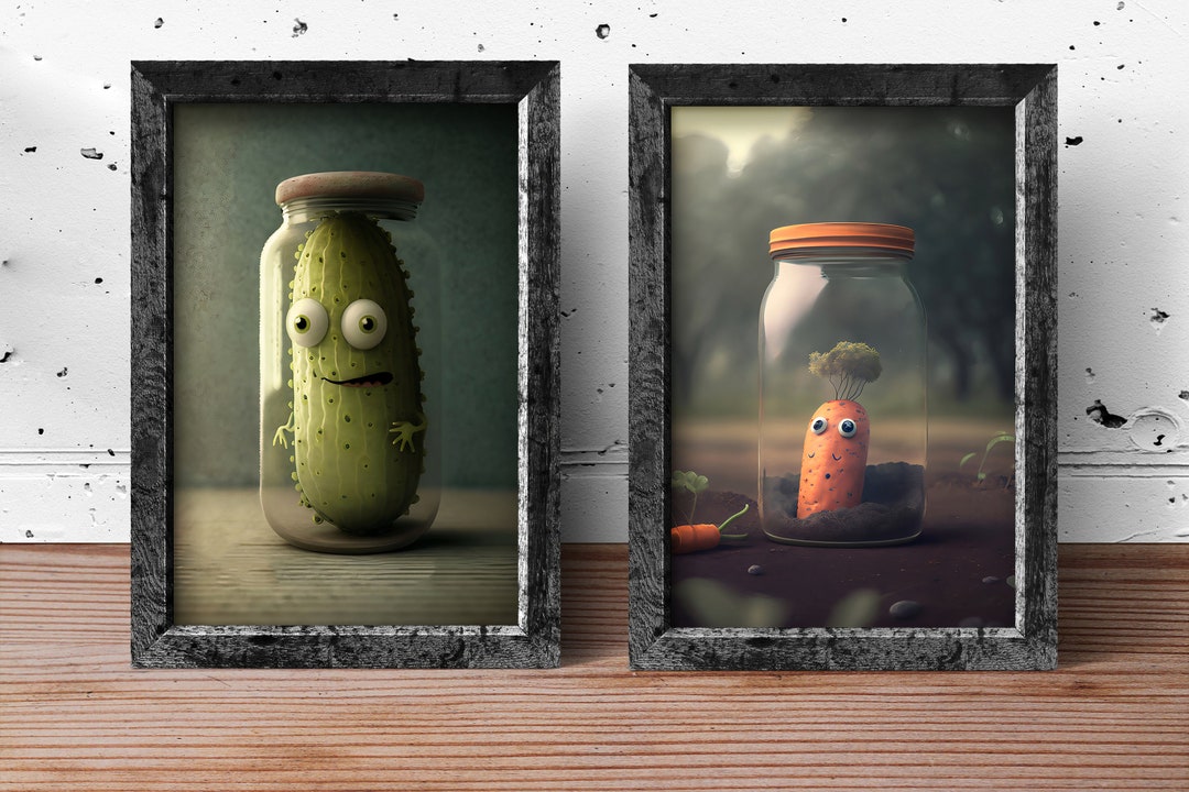 The Last Pickle Poster. Set of 2 Signed Fine Art Print. Room Wall Print ...