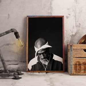 Rap Poster. Modern Wall Art. American Rapper Artist Print. Home Decor ...