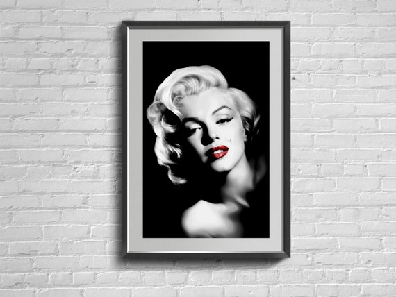 Famous Model Wall Art. American Model. Print. Actress and | Etsy