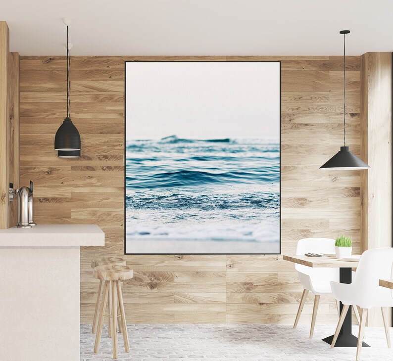 Beach Wall Art. Ocean Print. Coastal Poster. Relaxing Decor. - Etsy
