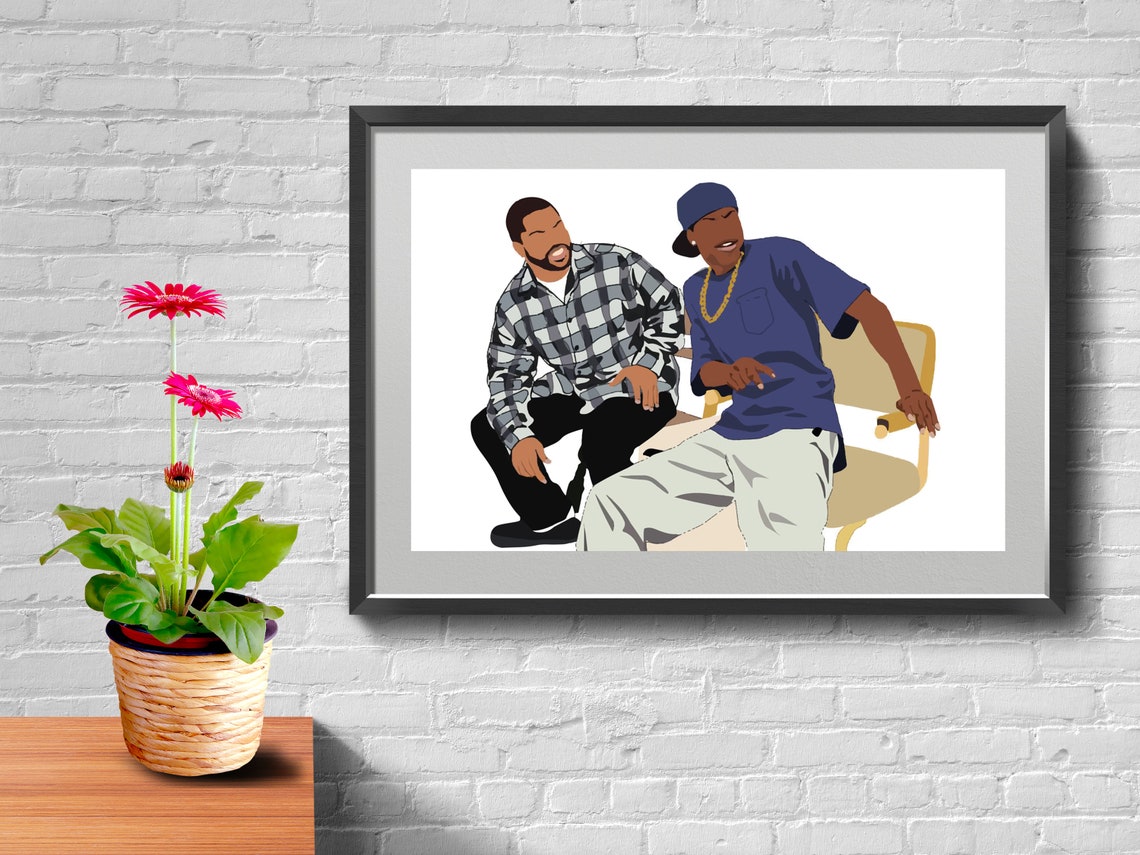 90's Wall Art Print. Hip Hop Artwork Poster. Christmas | Etsy