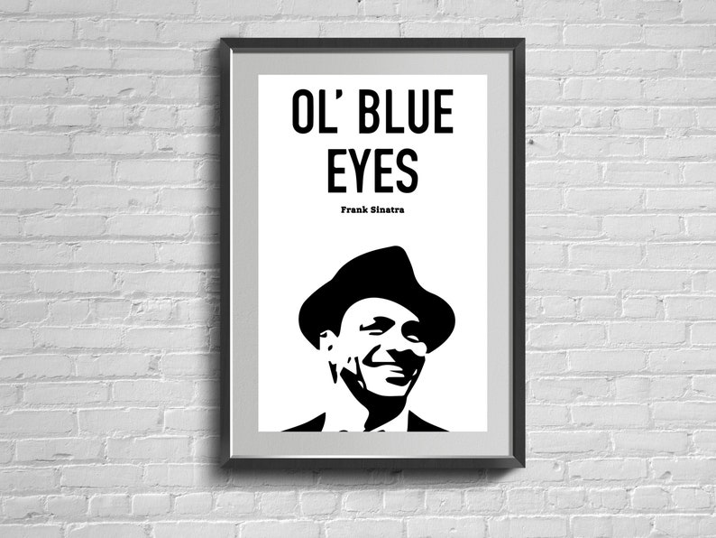 Famous Person Wall Art. Celebrity Poster. Quote Print. Modern Home ...