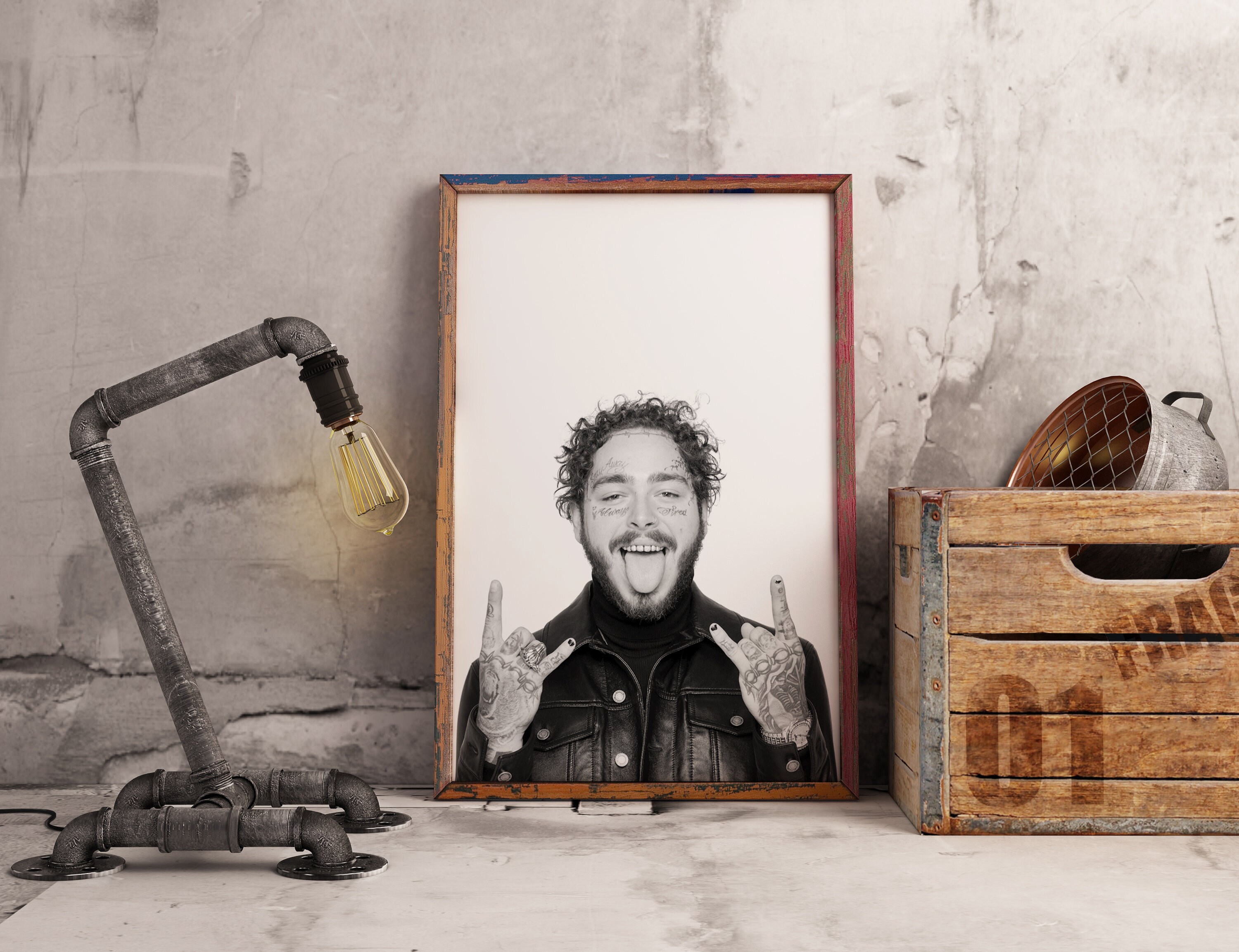 Celebrity Wall Art Print. Hip Hop Artist. Modern Poster sold by Bashir ...