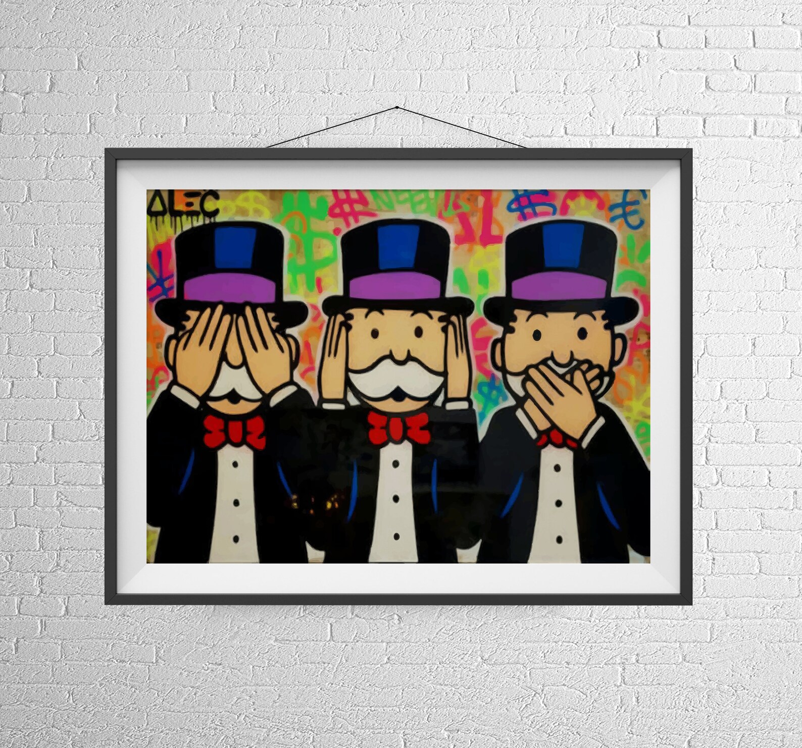 Painting in Style Art Poster. Fashionable Print. | Etsy