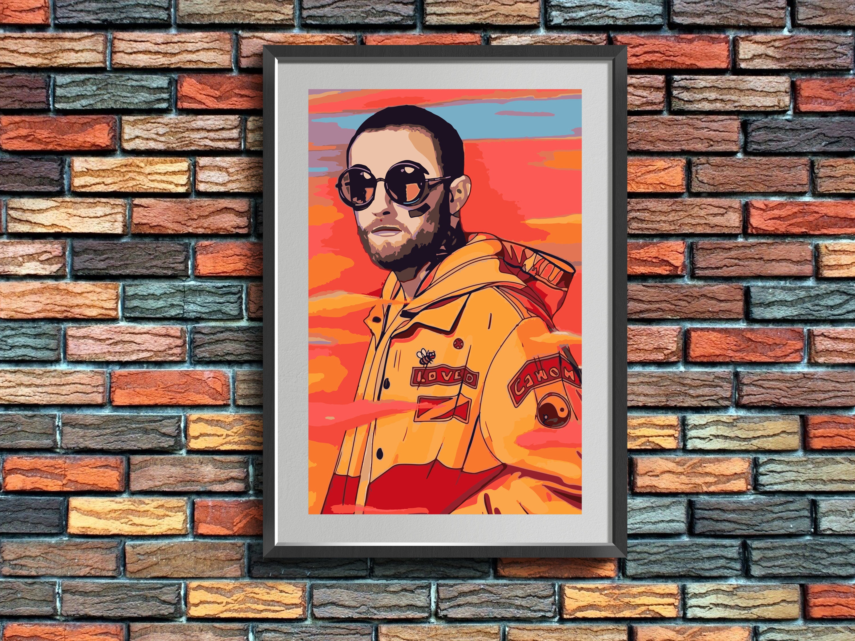 American Rap Wall Art. Famous Hip Hop Artist Print. Modern | Etsy