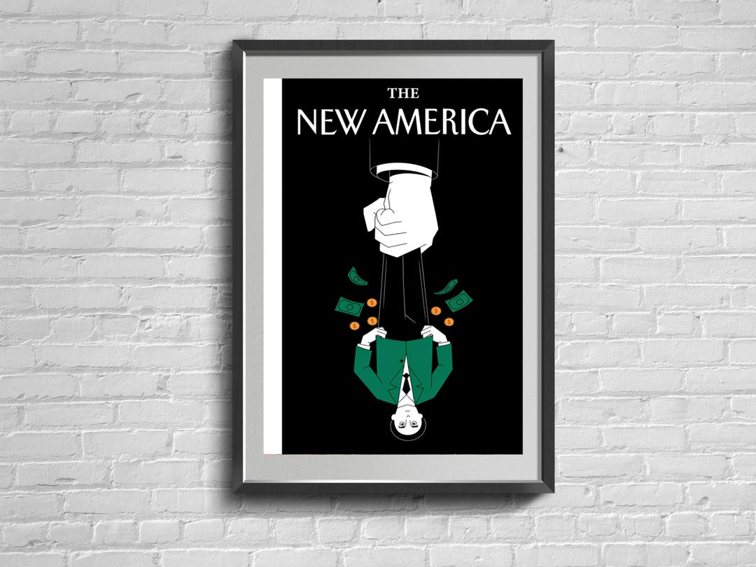 Vintage New Yorker Magazine Cover Art Print: April 15 1996 - Etsy Australia