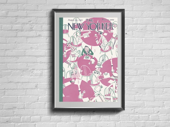 Vintage Fashion Poster. Magazine Cover Wall Art 1925. Case in - Etsy