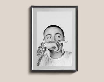 Rap Poster. Modern Wall Art. American Rapper Artist Print. | Etsy