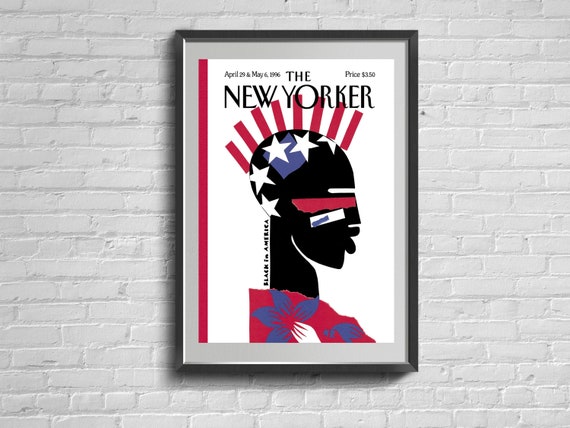 Vintage Fashion Poster. Magazine Cover Wall Art April 29 and - Etsy