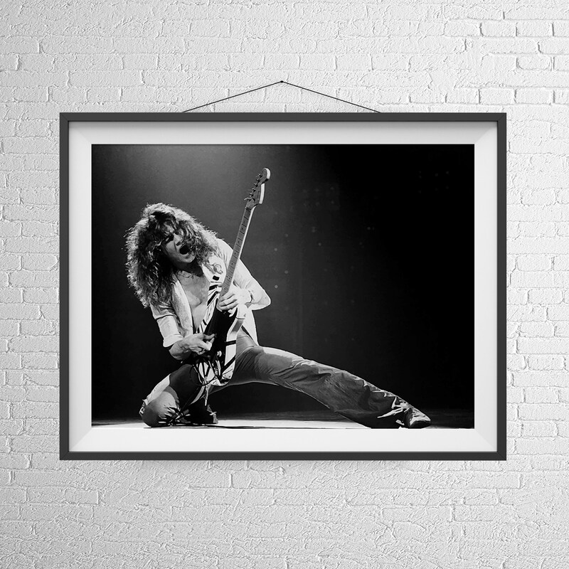 Eddie Van Halen Print - Etsy
