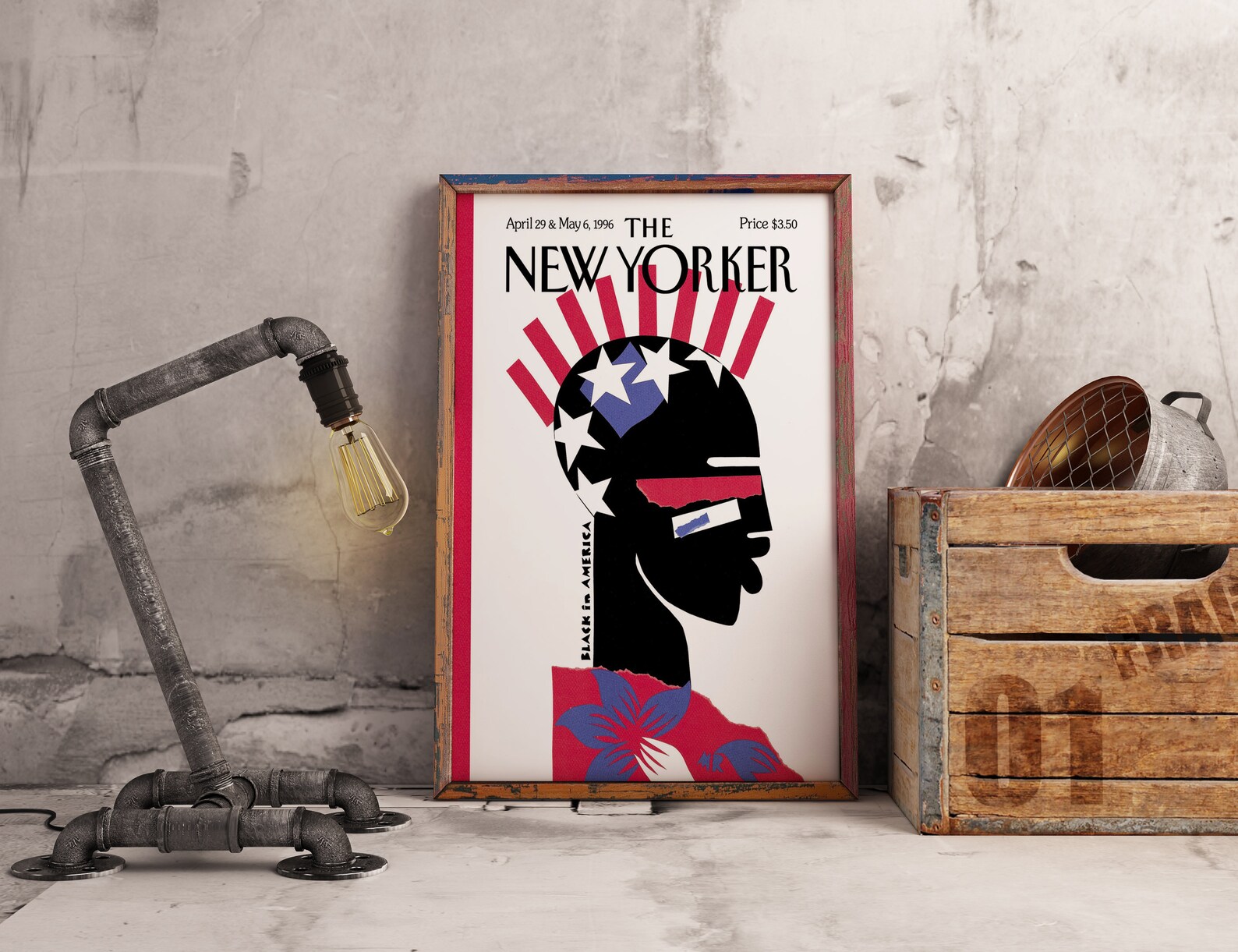 Vintage Fashion Poster. Magazine Cover Wall Art April 29 and - Etsy