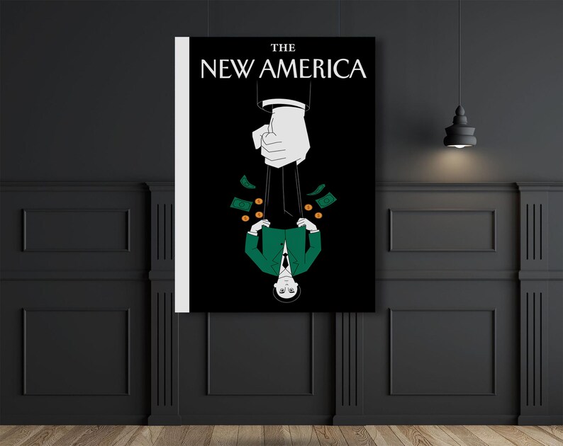 Vintage New Yorker Magazine Cover Art Print: April 15 1996 - Etsy Australia