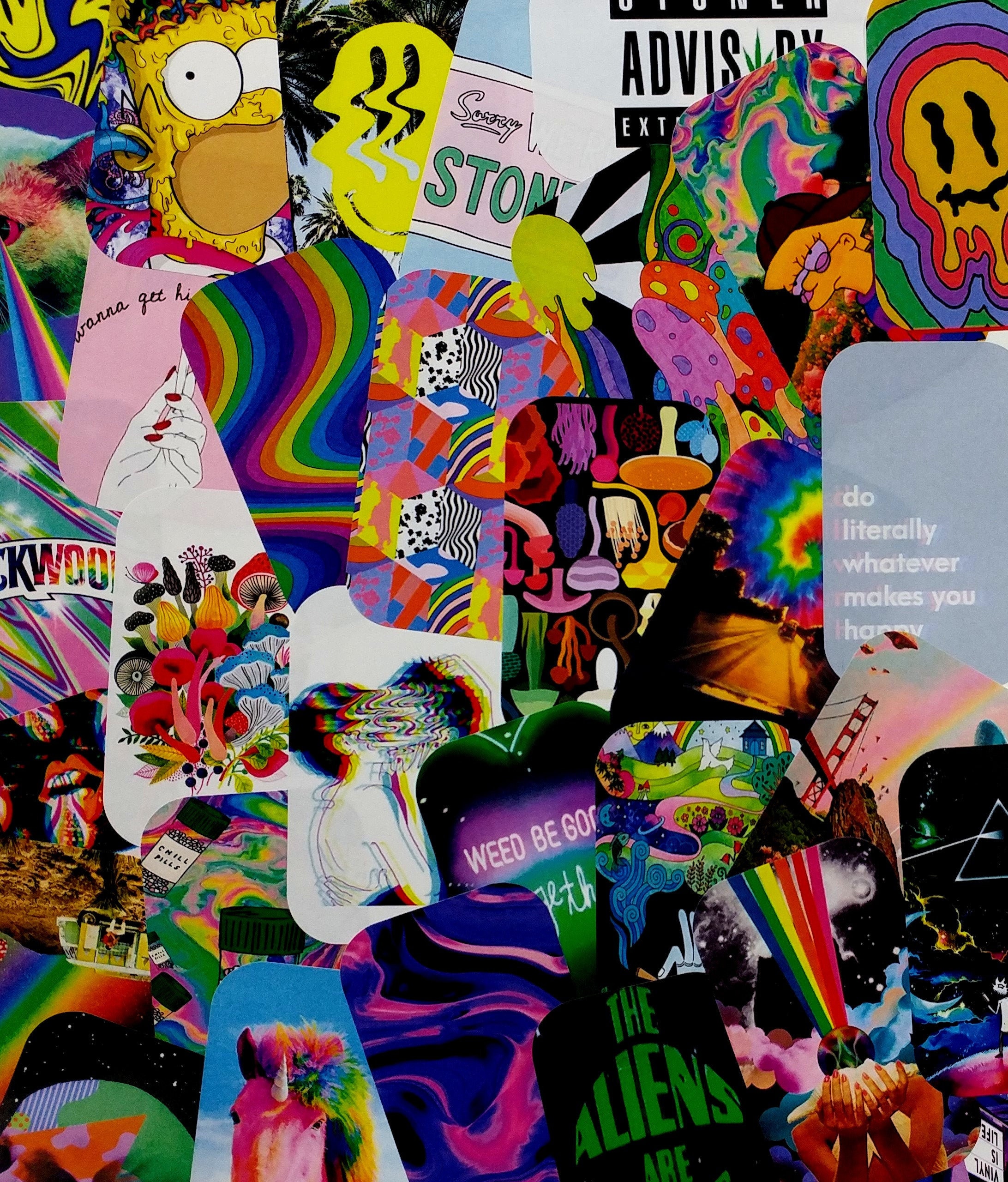60pc trippy 420 EPIC Sticker Pack Same Day - Etsy UK