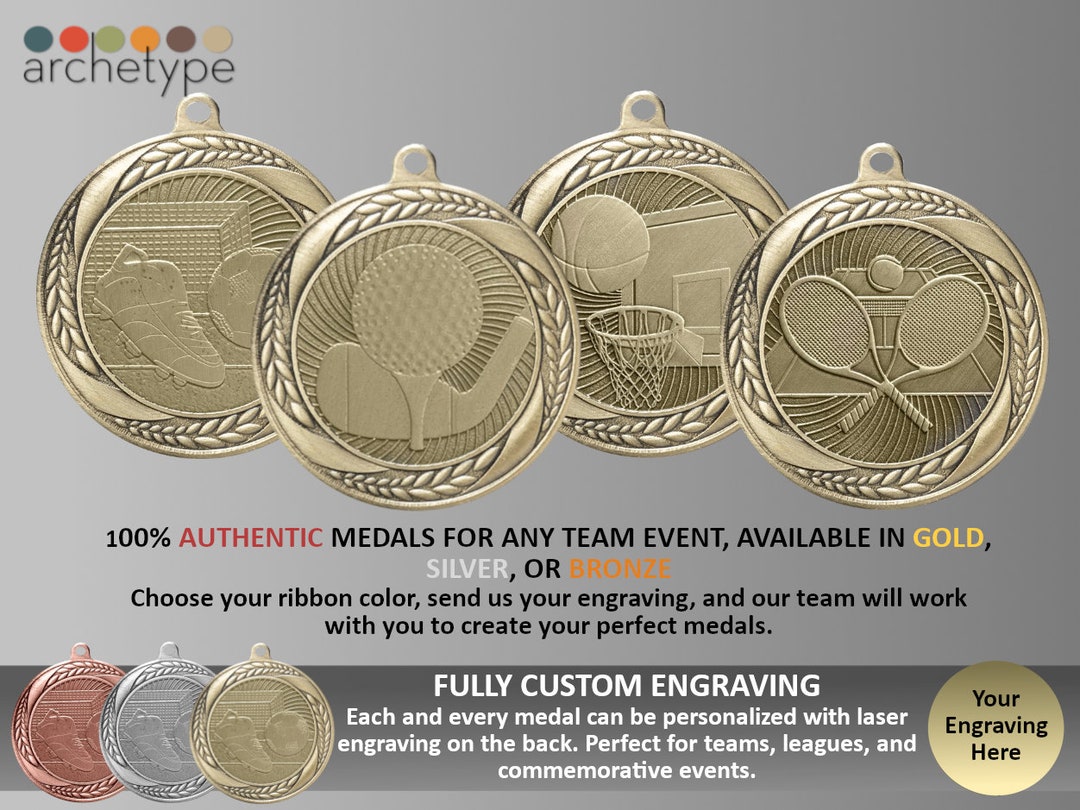 Gold/sports Medal | Team Medal | Made to Order - Etsy