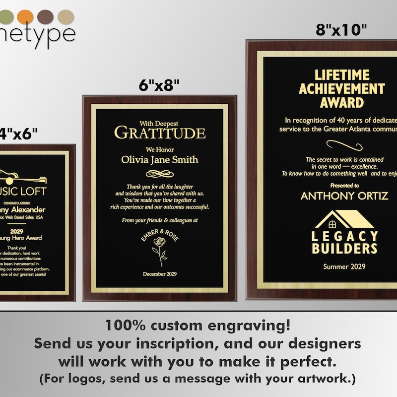 Business Plaque - Etsy