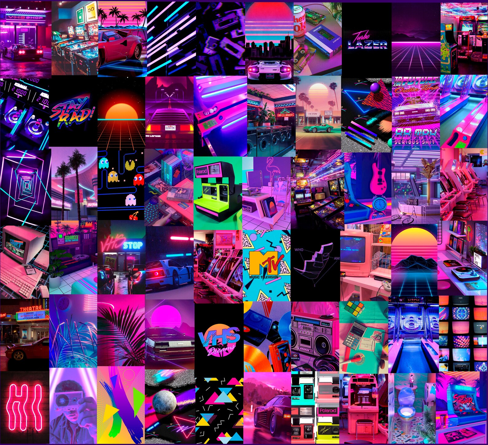 60pc 70s Retro EPIC Sticker Pack Same Day - Etsy