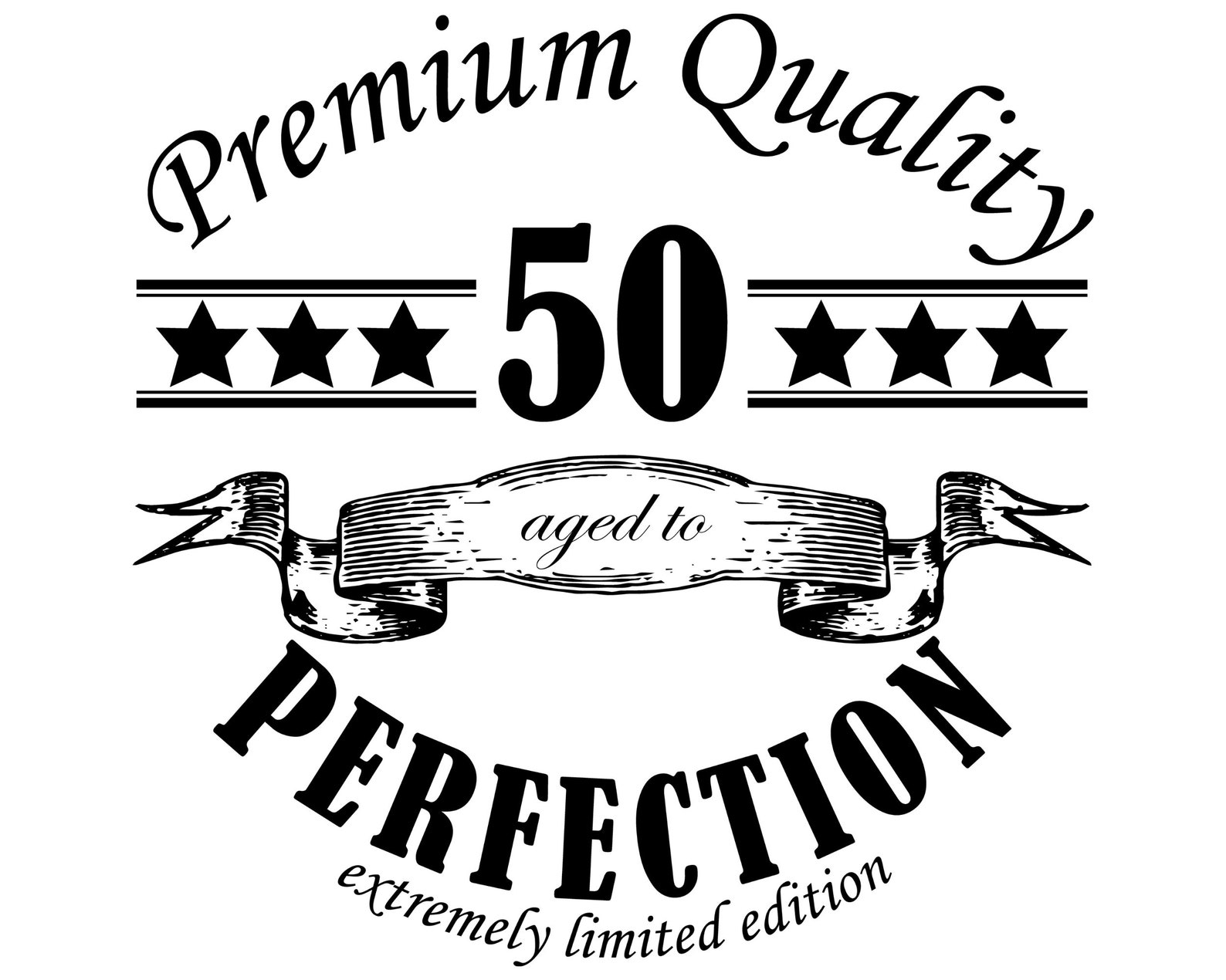 50th birthday card 50th birthday SVG aged to perfection | Etsy