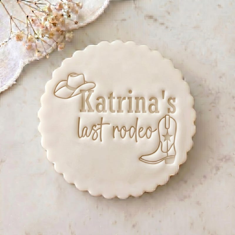 Rodeo Fondant Embosser - Etsy