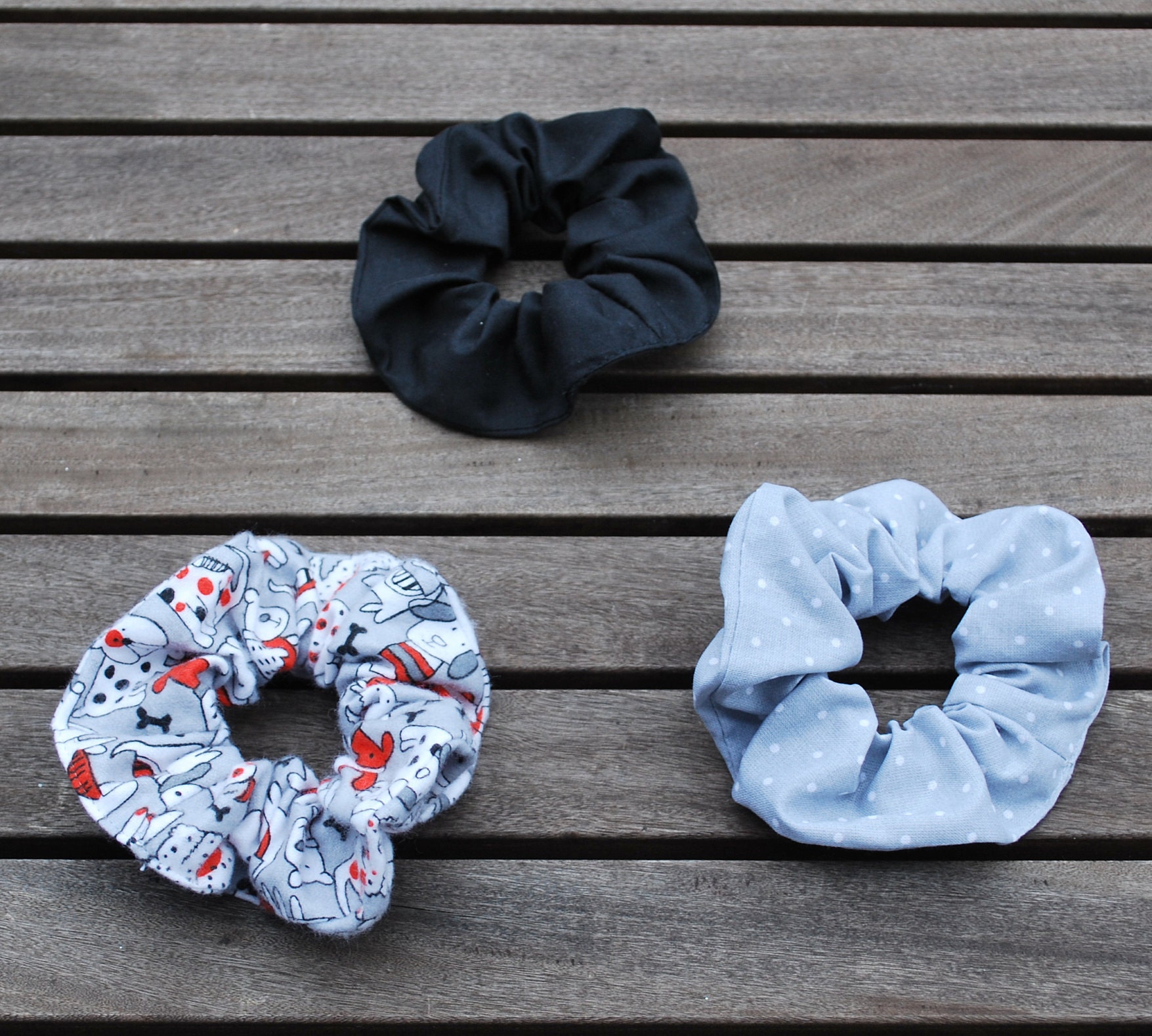 Adorable Dogs Set of Scrunchies set of 3 - Etsy