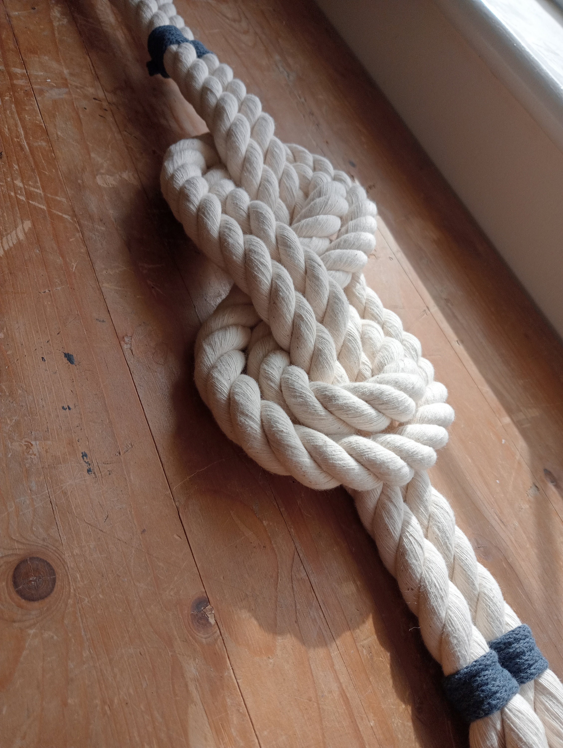 Figure 8 Knot, Nautical Decor, Sailor Knots, Large Wall Art, Rope Art ...