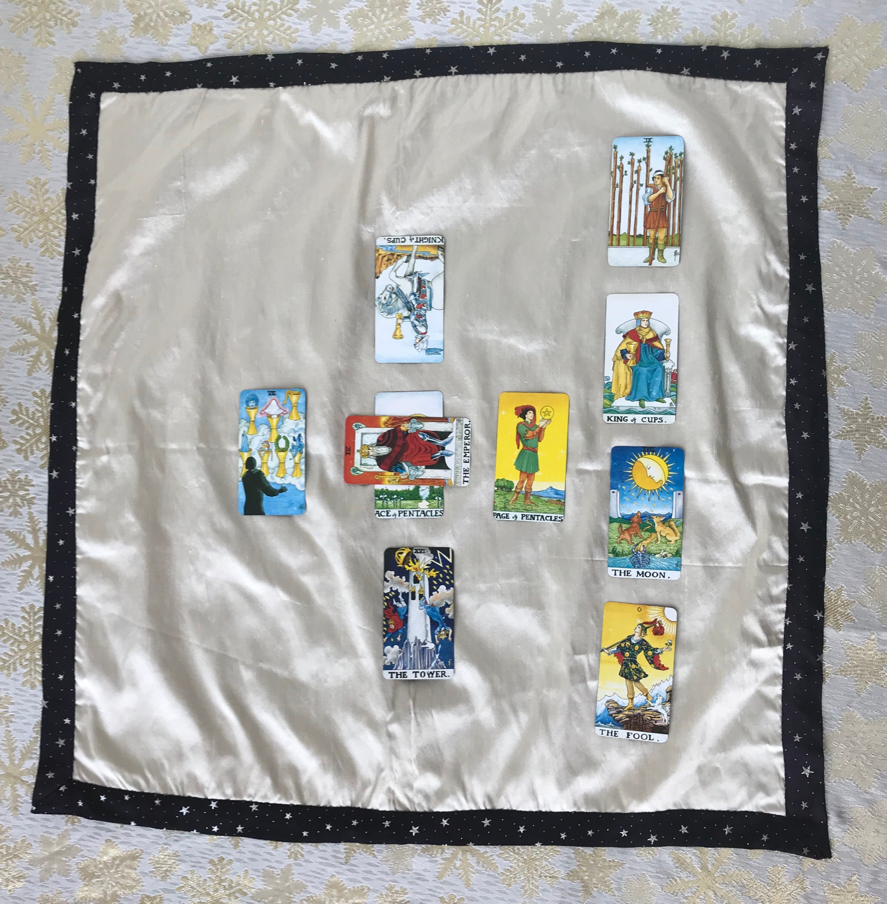 Handmade Upcycled Tarot Spread Cloths - Etsy