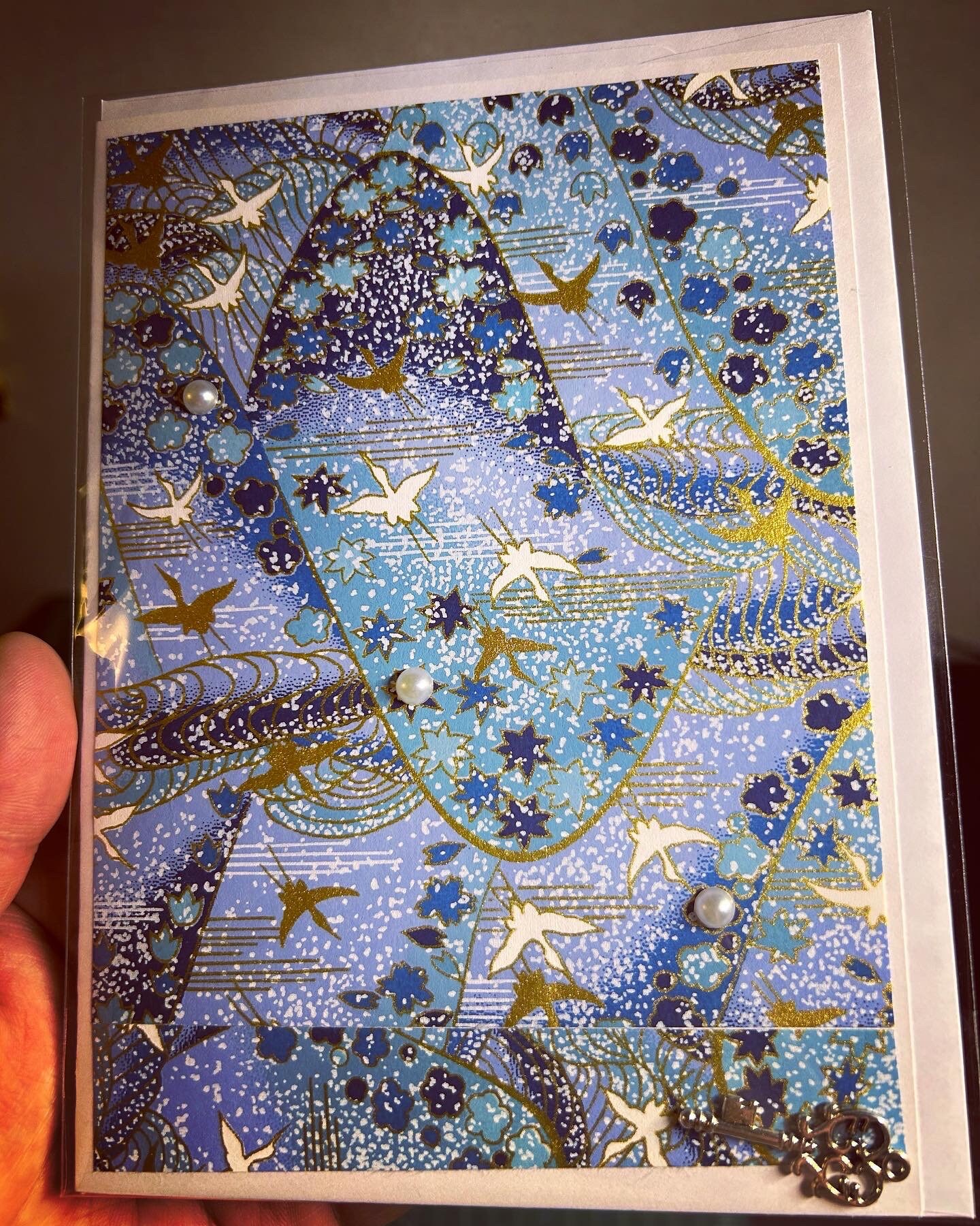 Handmade Japanese Paper Cards 5 X 7 In. Washi Paper. Greetings ...